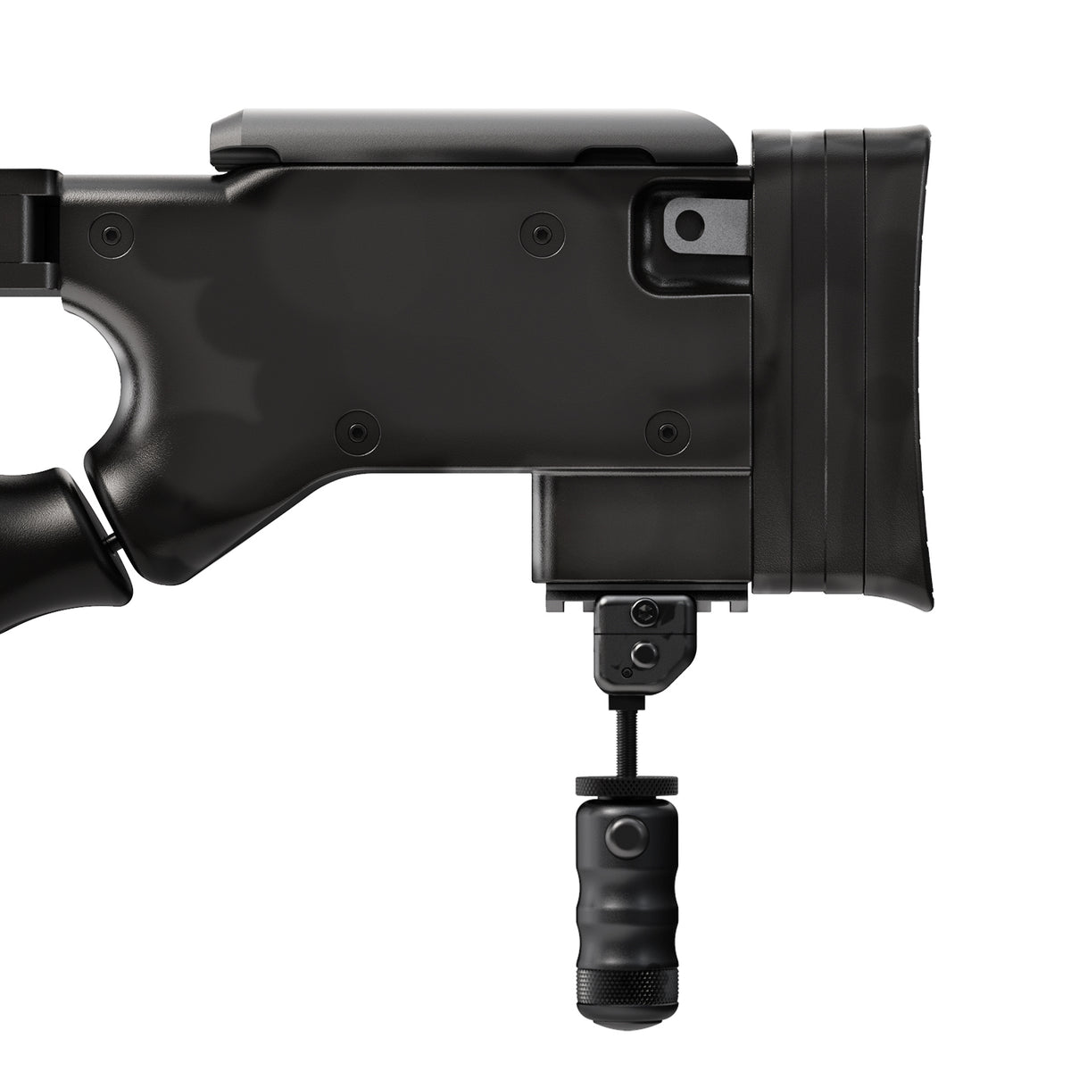 Height Adjustable Picatinny Precision Monopod, 3-3/4 inch to 4-3/4 inc ...